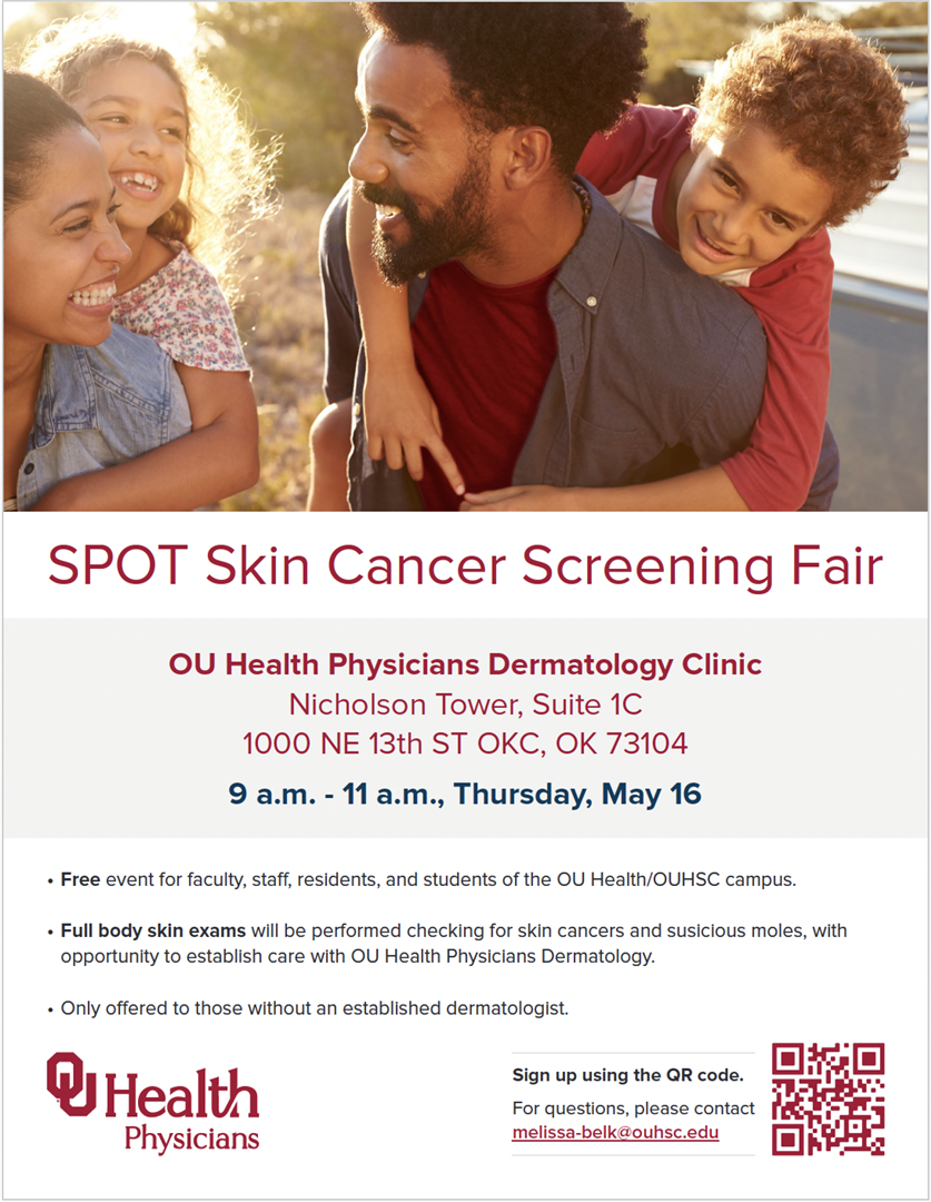 SPOT Skin Cancer Screening Fair - Discover OU Health Sciences