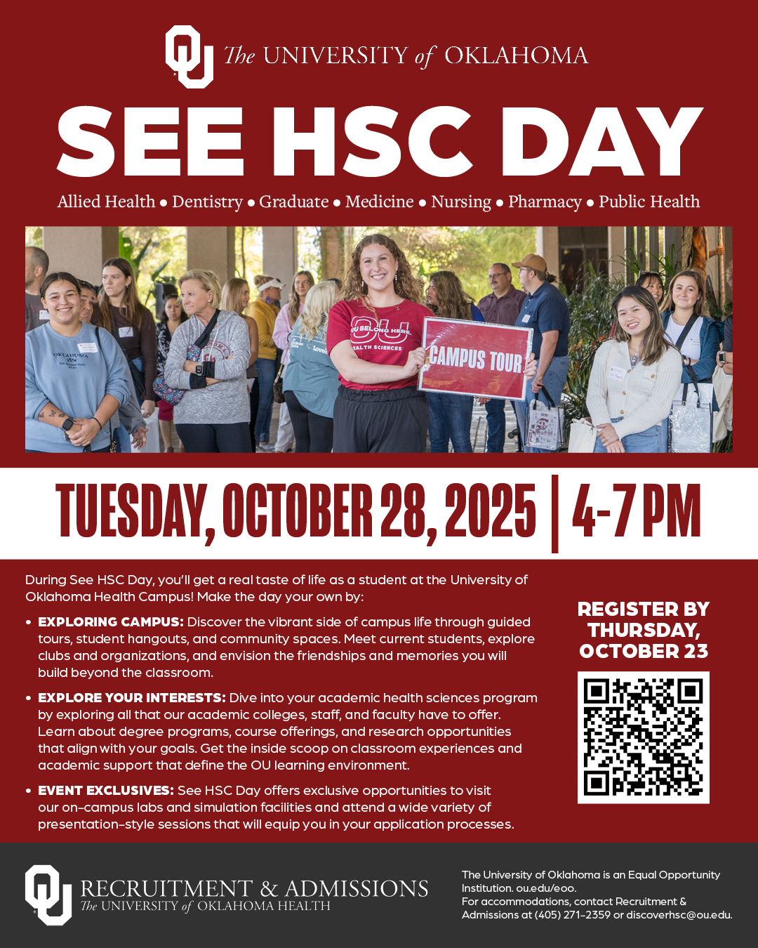 See HSC Day - Discover OU Health Campus